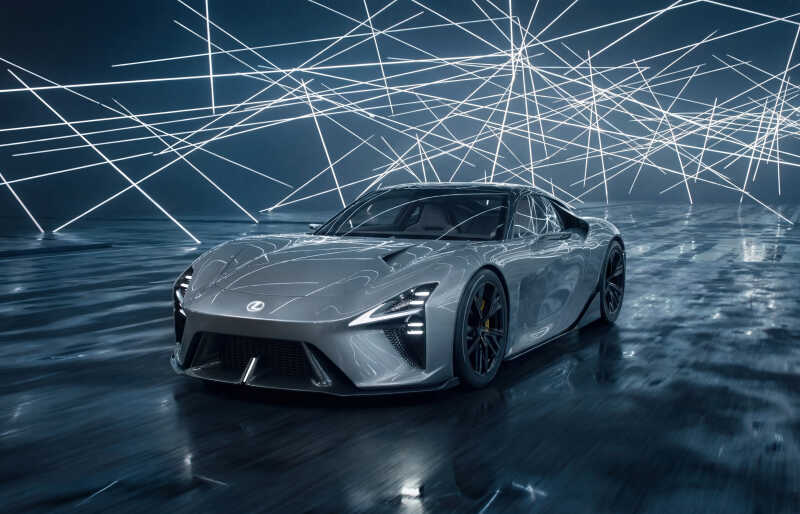 Världspremiär av Lexus sportbil LFA Concept BEV — Toyota